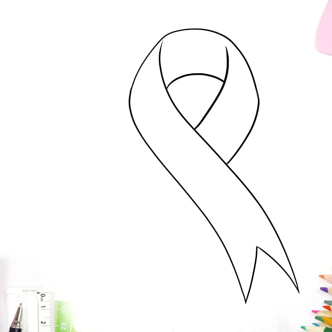 Trauma Awareness Ribbon Coloring Page Free Printable - Infoupdate.org