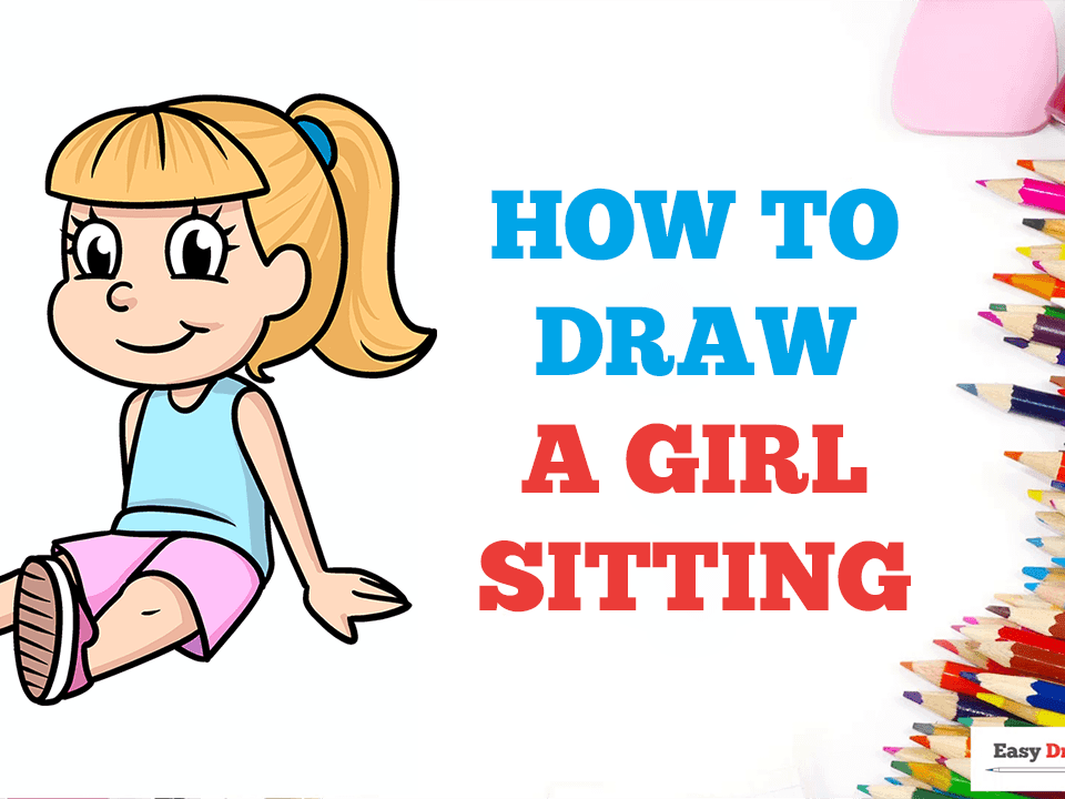 how to draw a girl very easy step by step