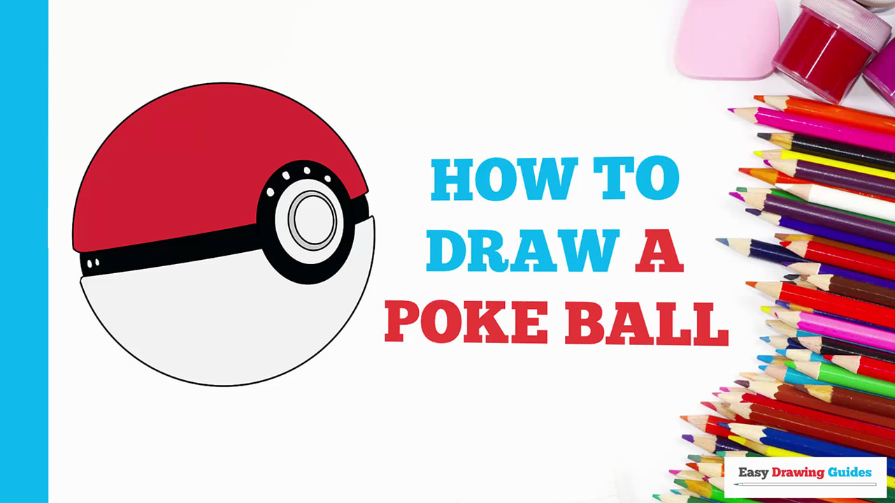 how to draw pikachu on a pokeball