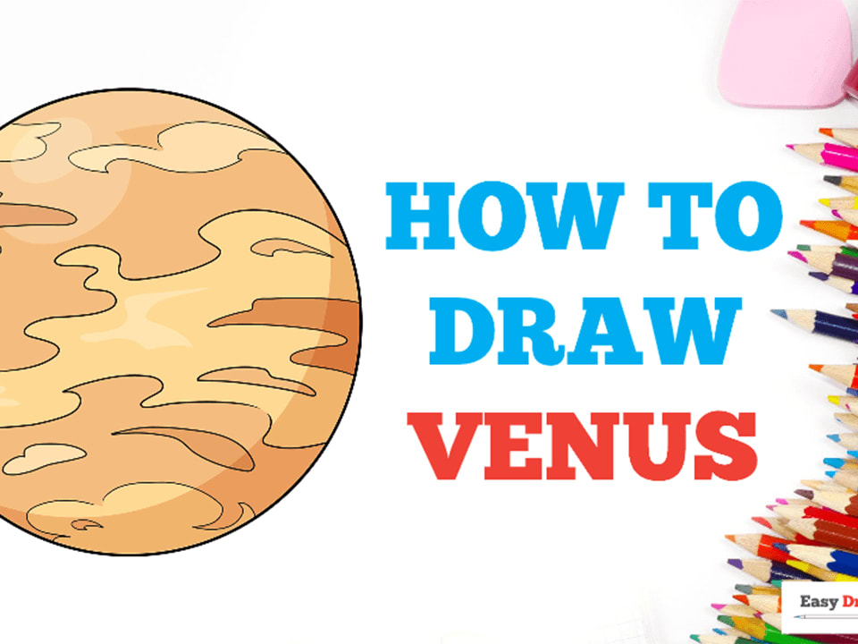 how to draw venus easy