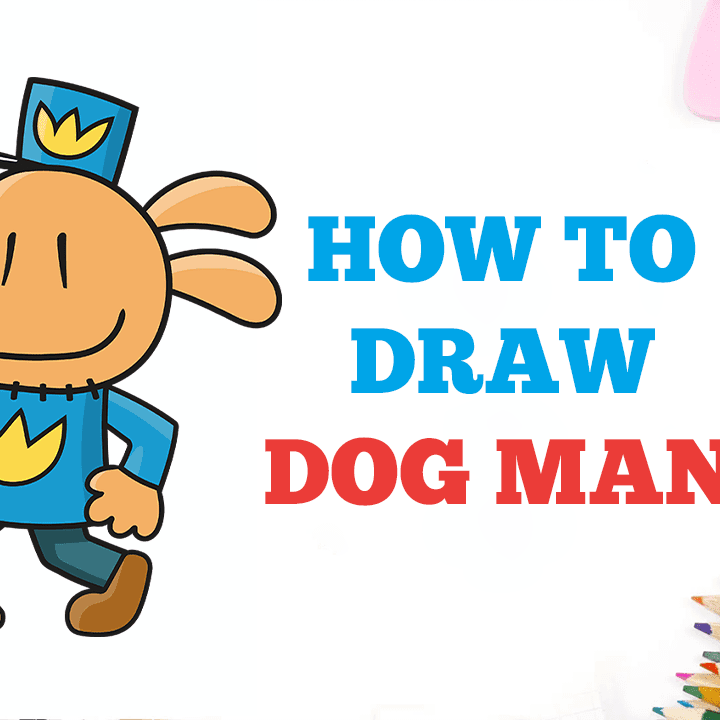 how to draw dog man step by step