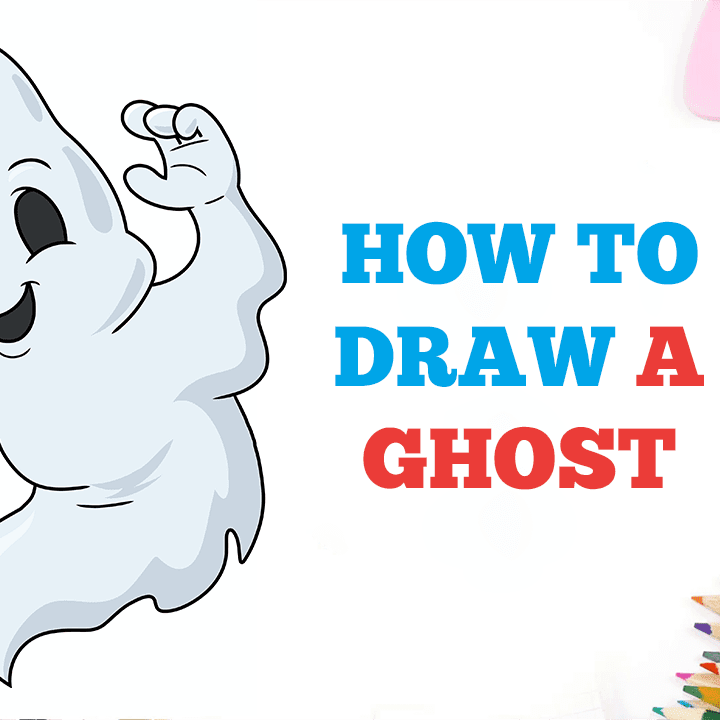 how to draw ghost eyes