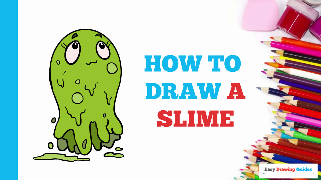 how to draw the word slime