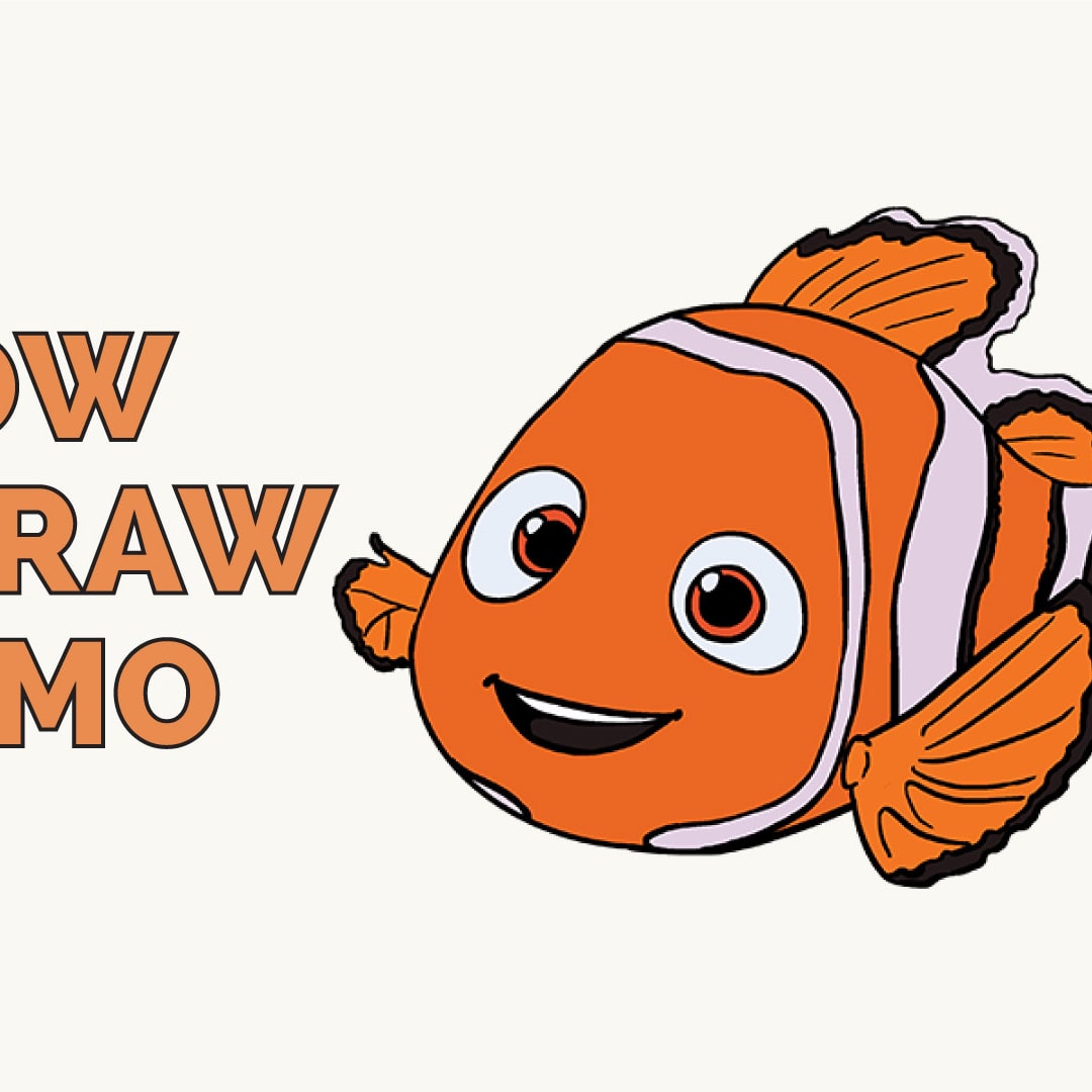 how to draw nemo characters