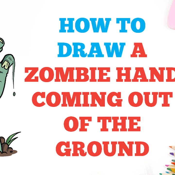 how to draw zombie hands