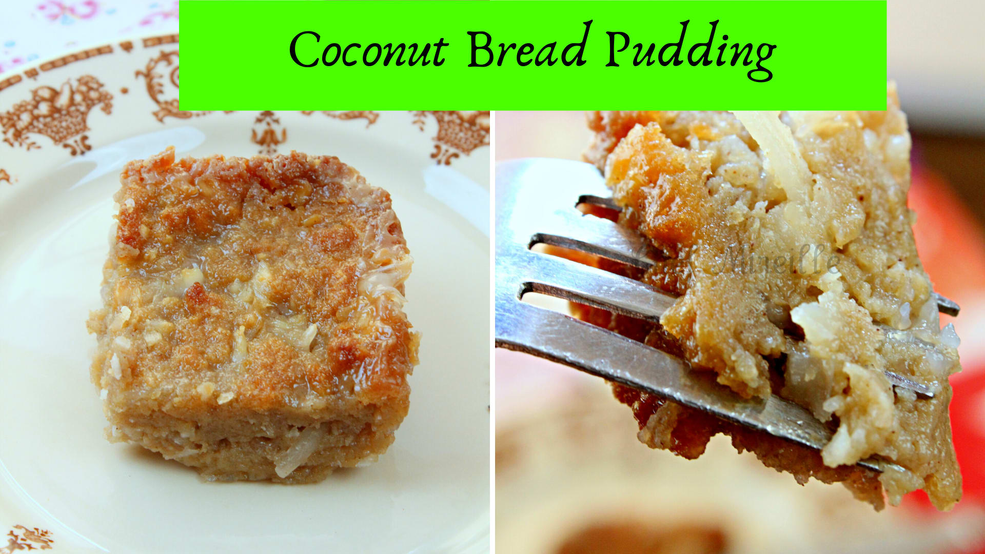 coconut bread pudding barbados