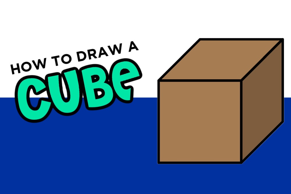 3d cube drawing
