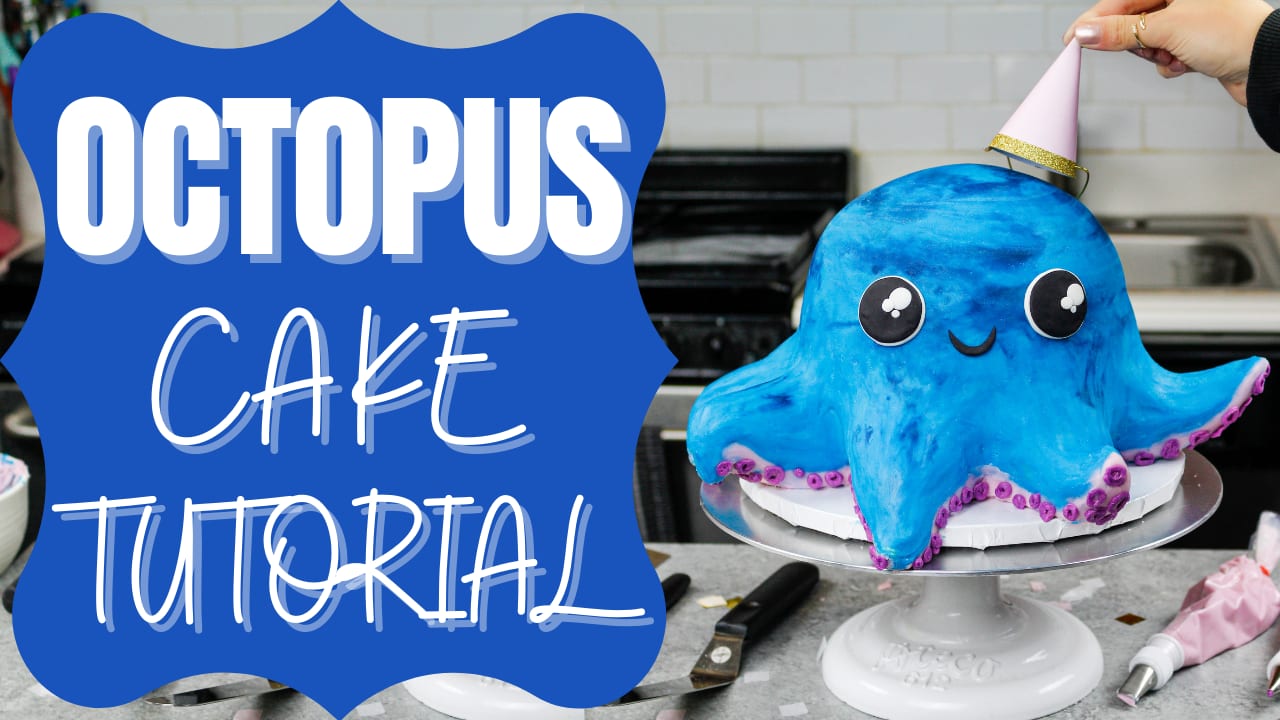 how to make octopus out of fondant