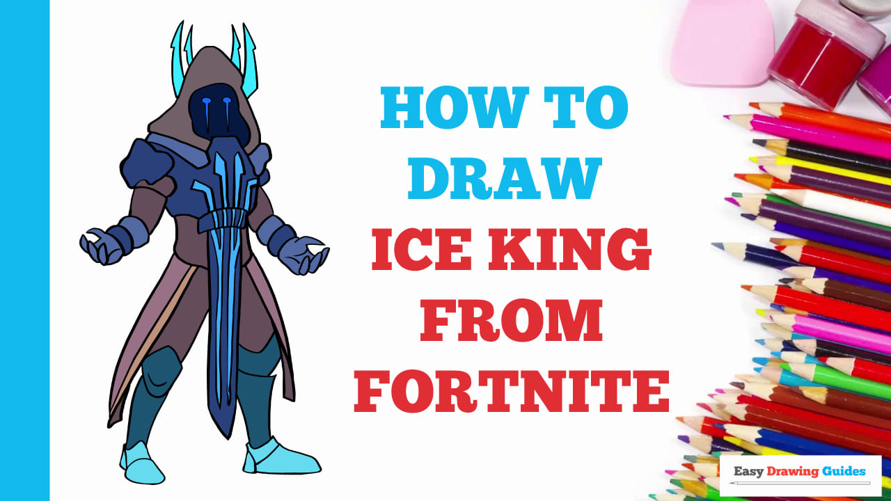 how to draw ice king step by step