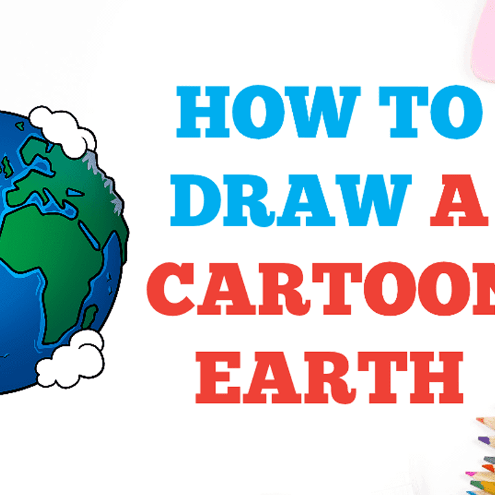 How To Draw The Earth Really Easy Drawing Tutorial How To Draw