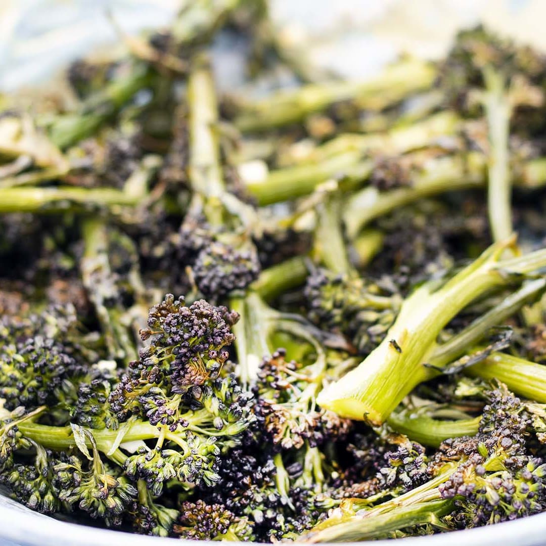 how to cook purple sprouting broccoli uk