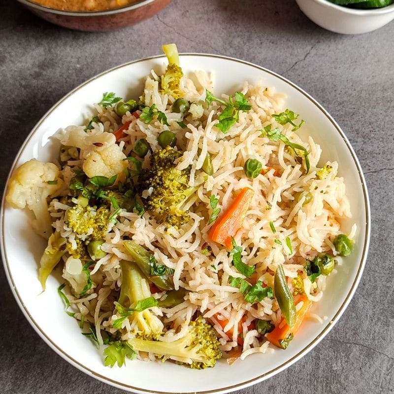 how to cook indian vegetable rice