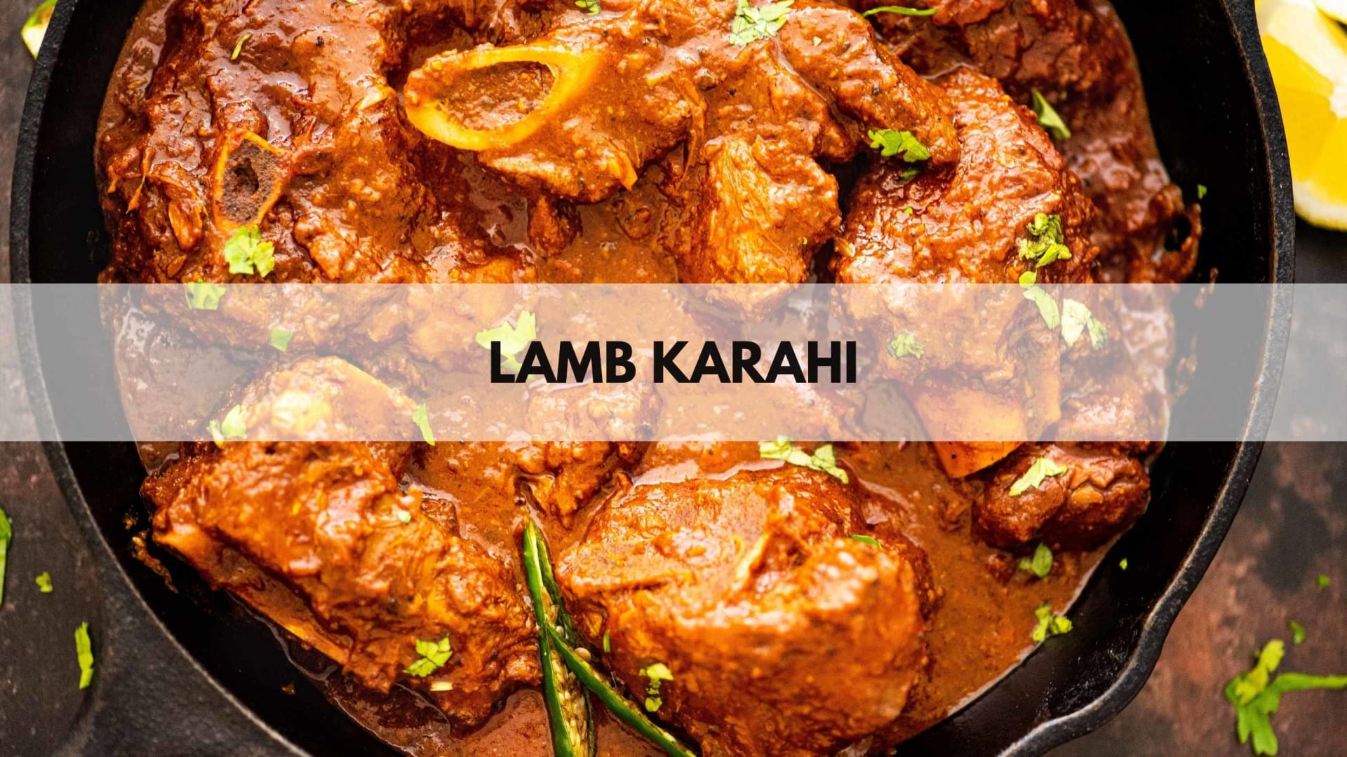how to cook lamb karahi