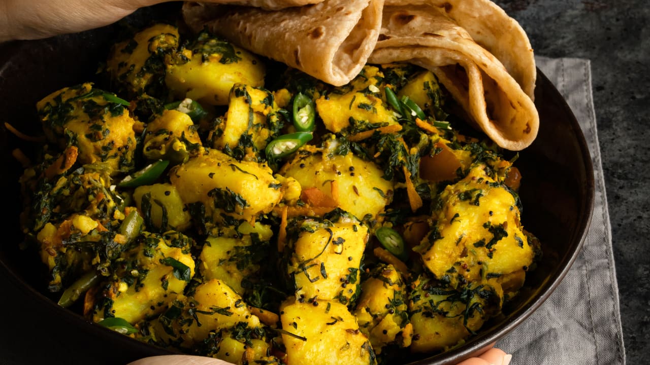 how to make methi batata