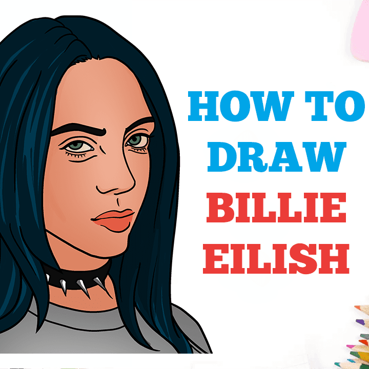 how to draw billie eilish for beginners