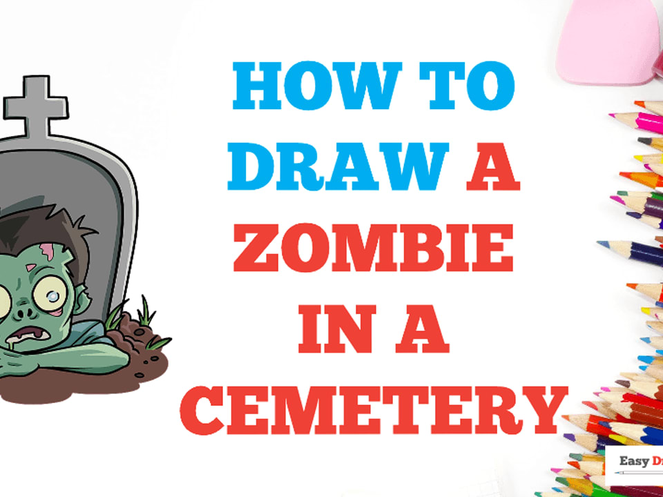 how to draw a zombie face