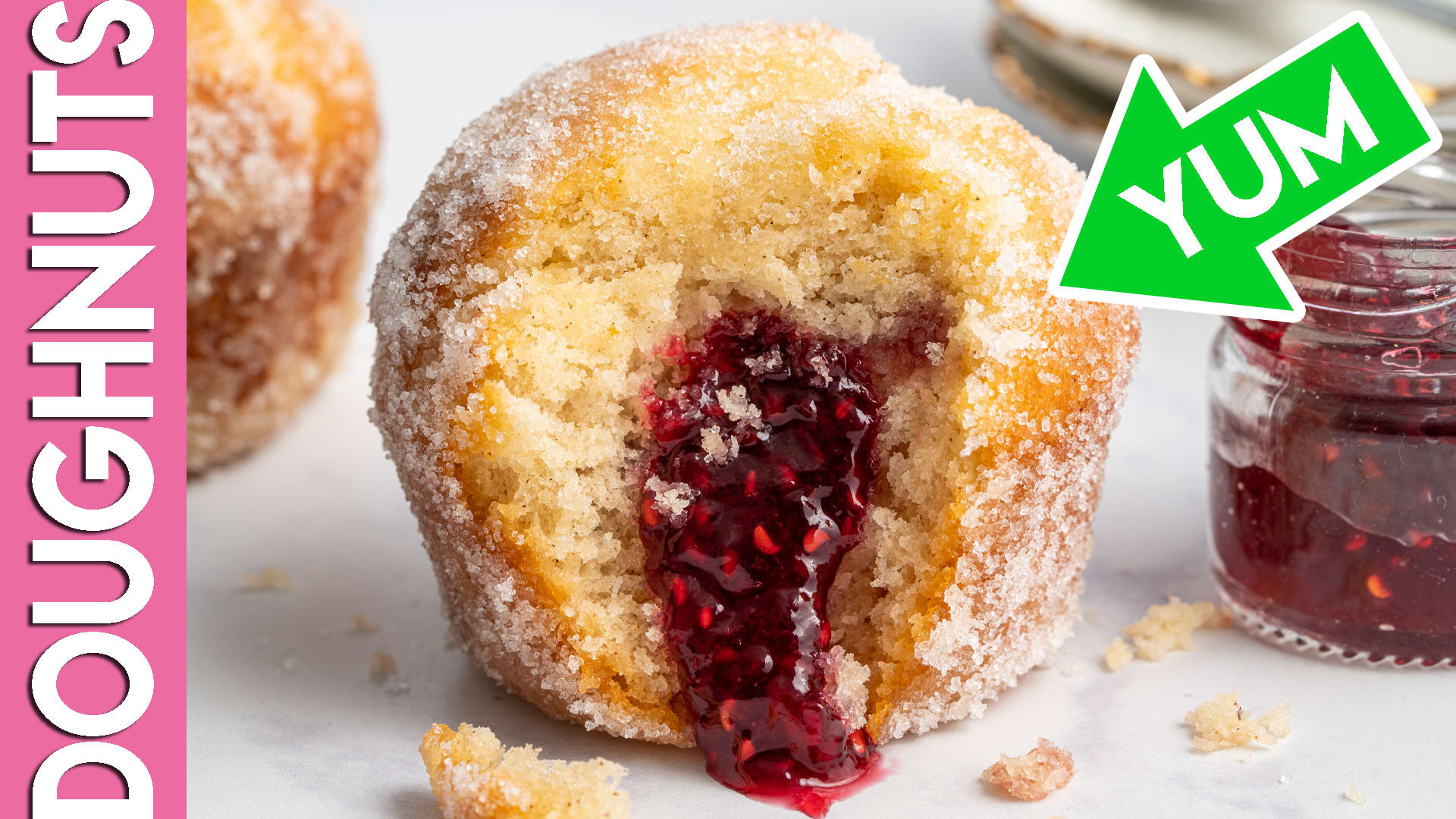 how to make vegan jam doughnuts