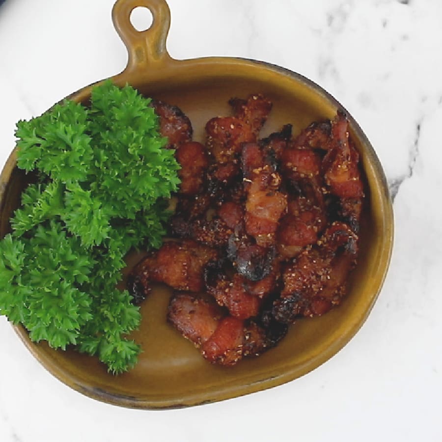 how to make bacon knots