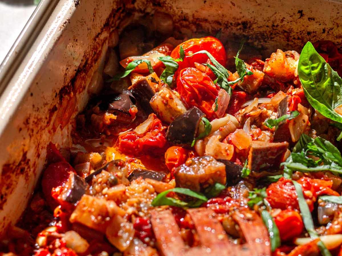 how to cook eggplant mediterranean style