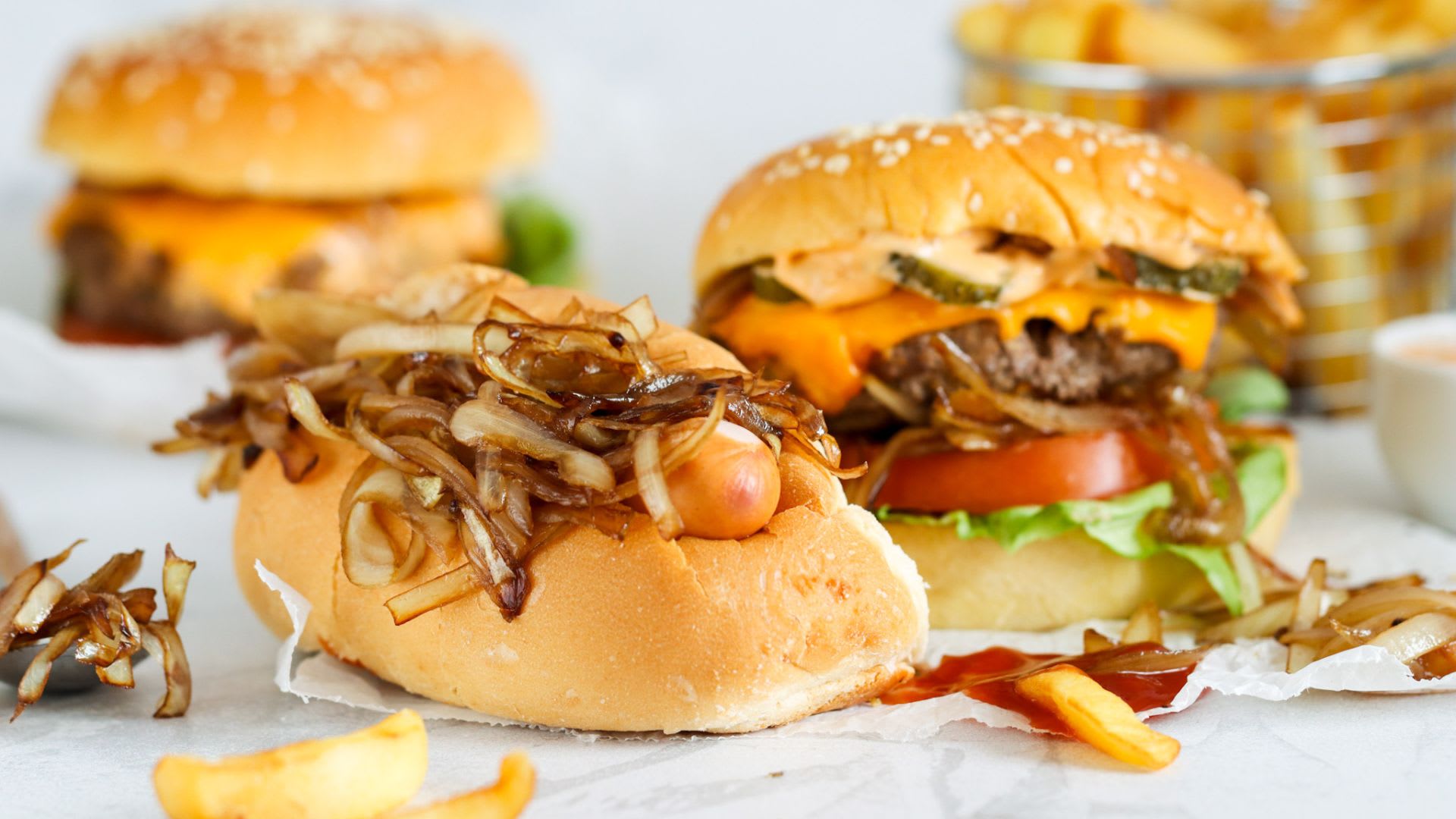 how to cook onions for hot dogs uk