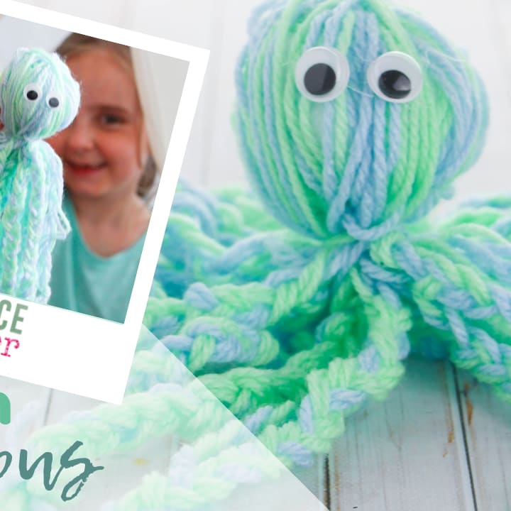 how to make yarn octopus easy