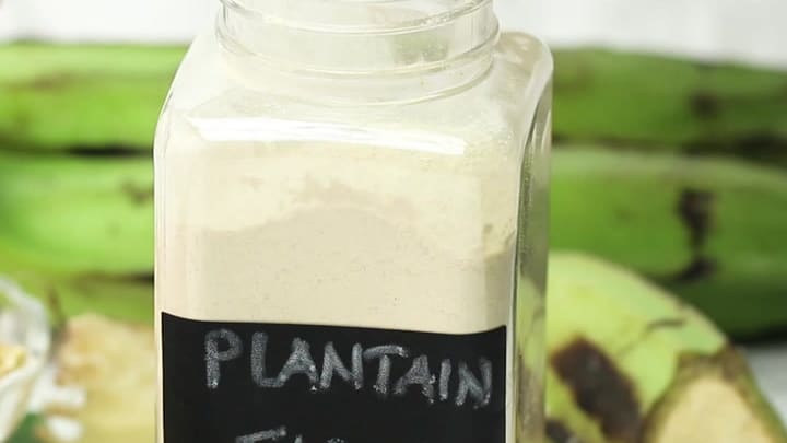 how to make fufu with plantain flour