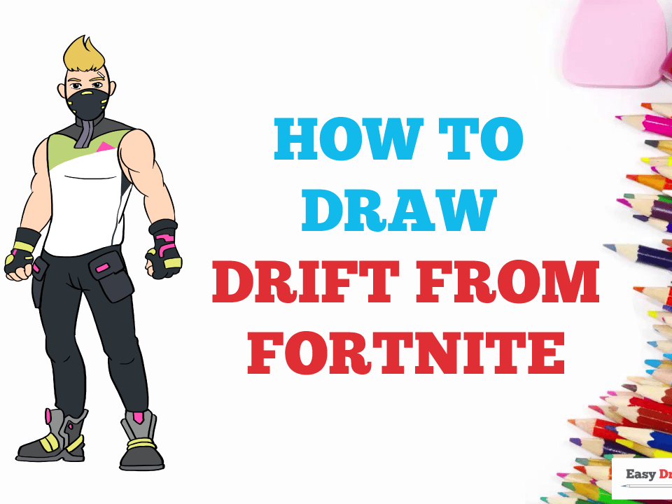 how to draw fortnite drift skin