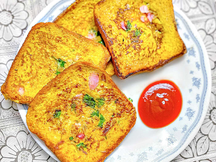 how to make french toast recipe in hindi