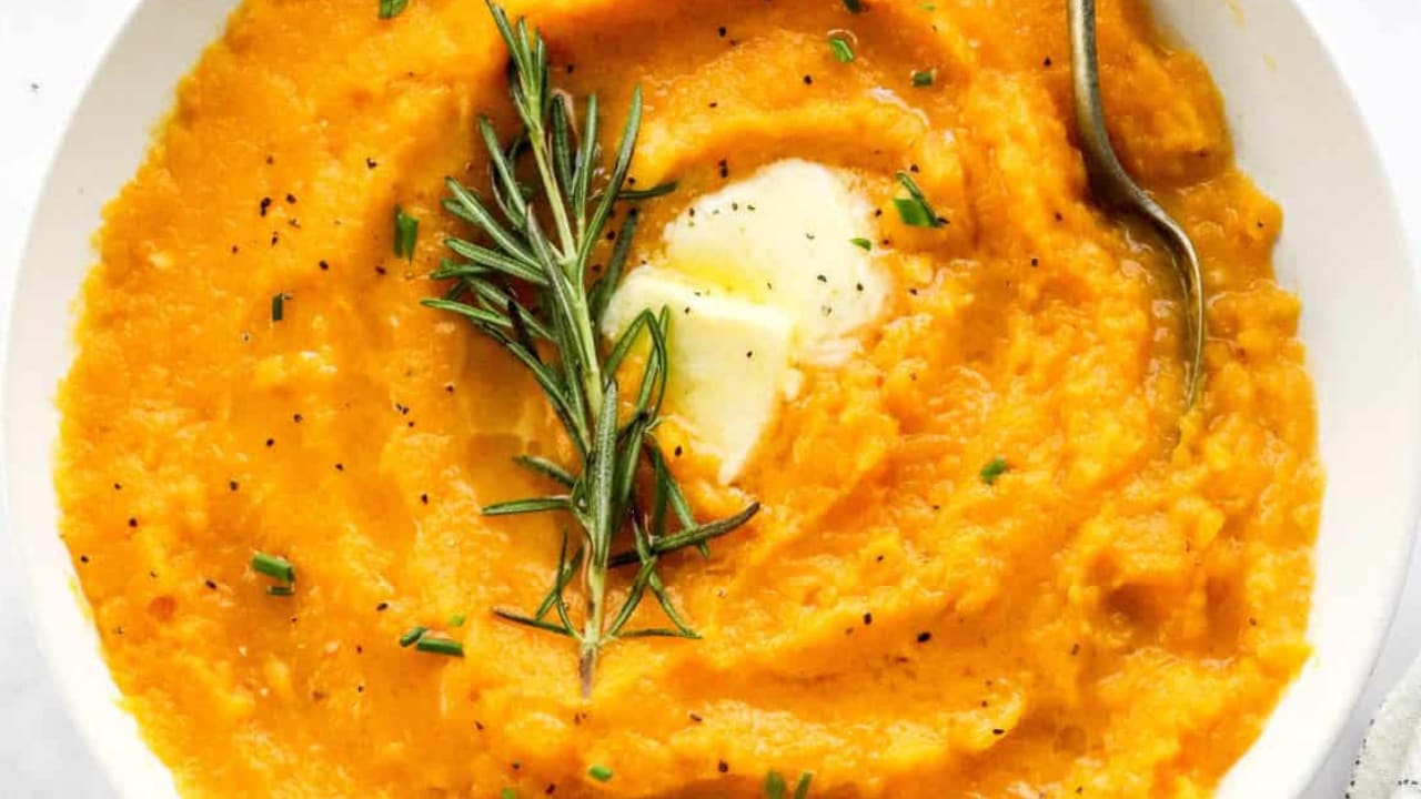 how to cook mashed butternut squash cubes