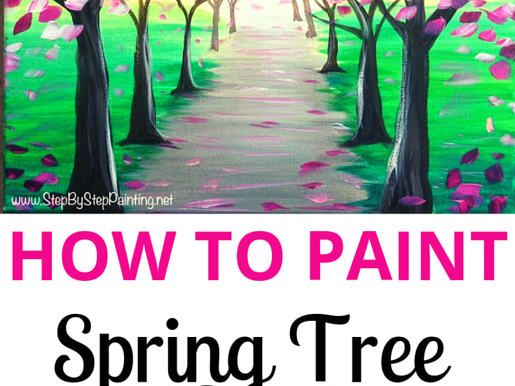 spring tree directed drawing