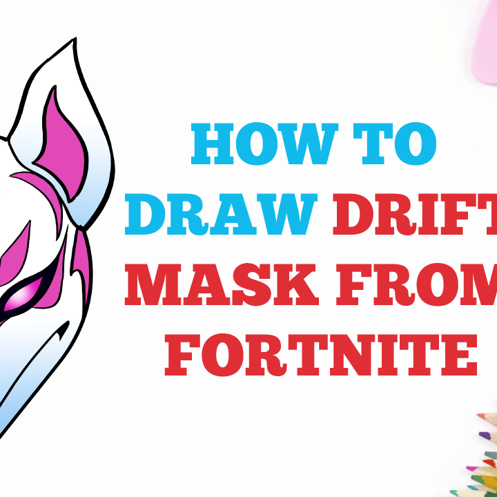 how to draw fortnite mask