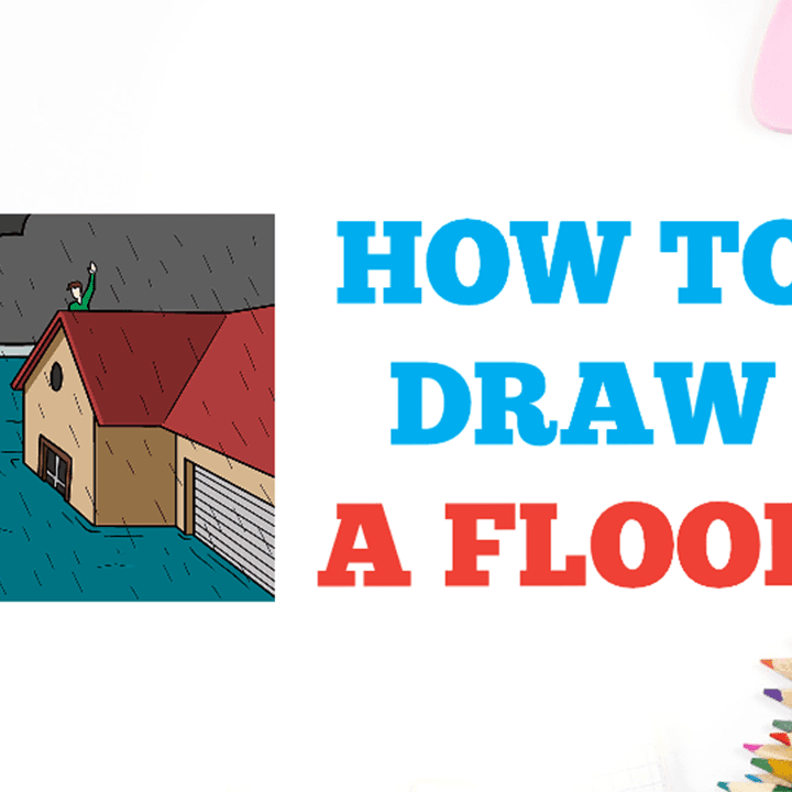 how to draw water flood