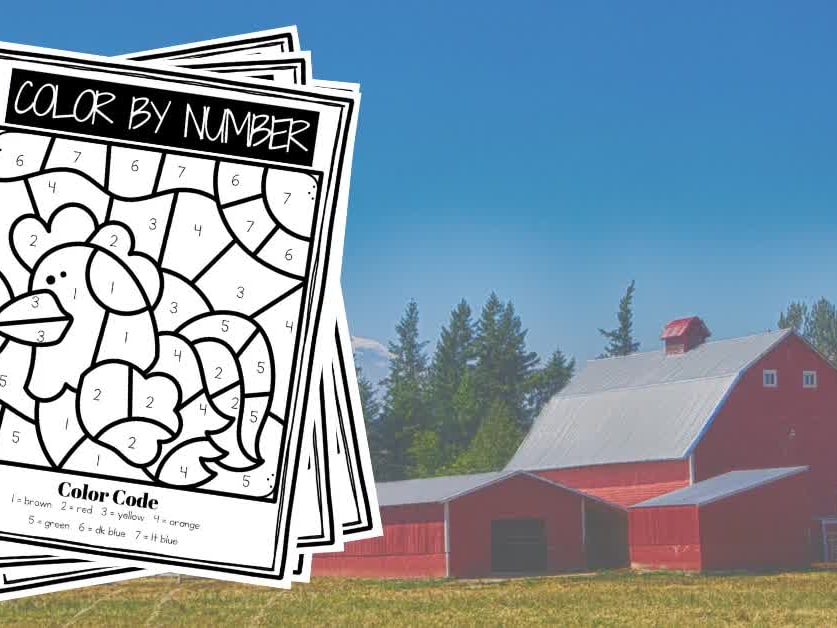 the big red barn coloring pages
