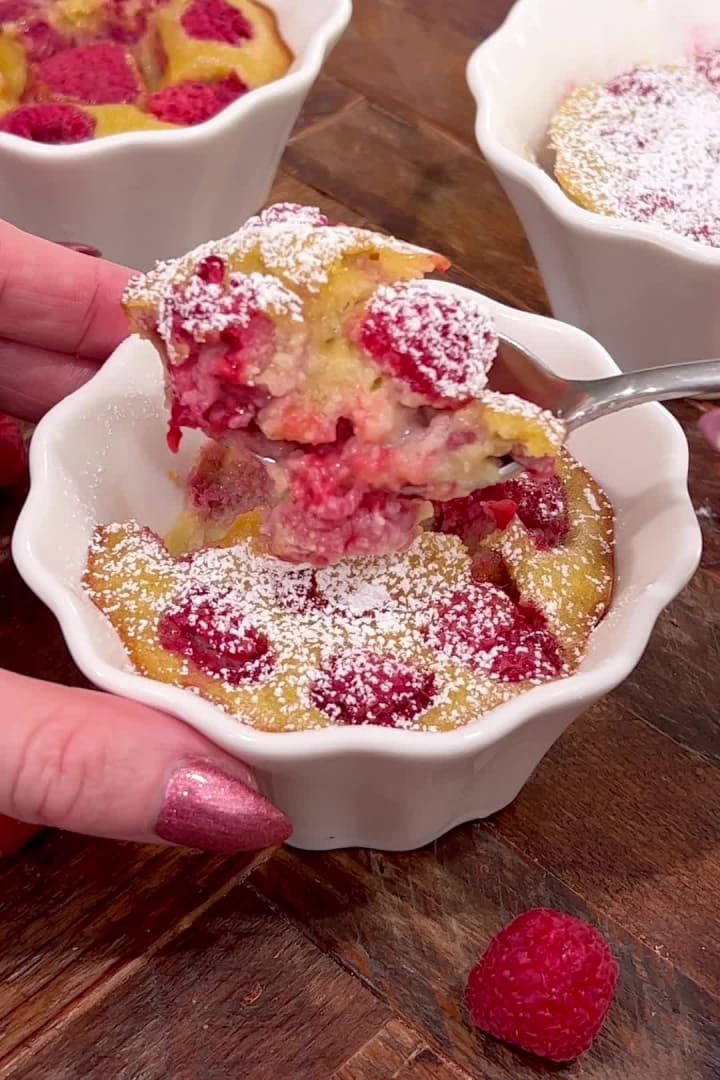 raspberry clafoutis bbc
